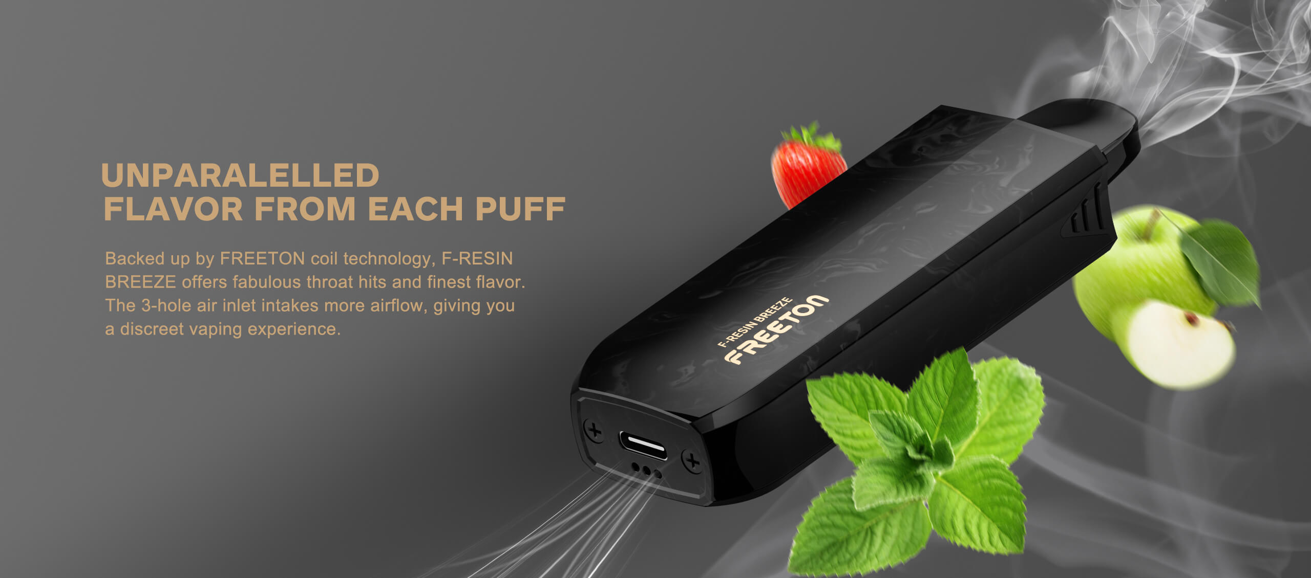 F-RESIN BREEZE POD KIT | Freeton-Premium Disposable E-cigarette Brand