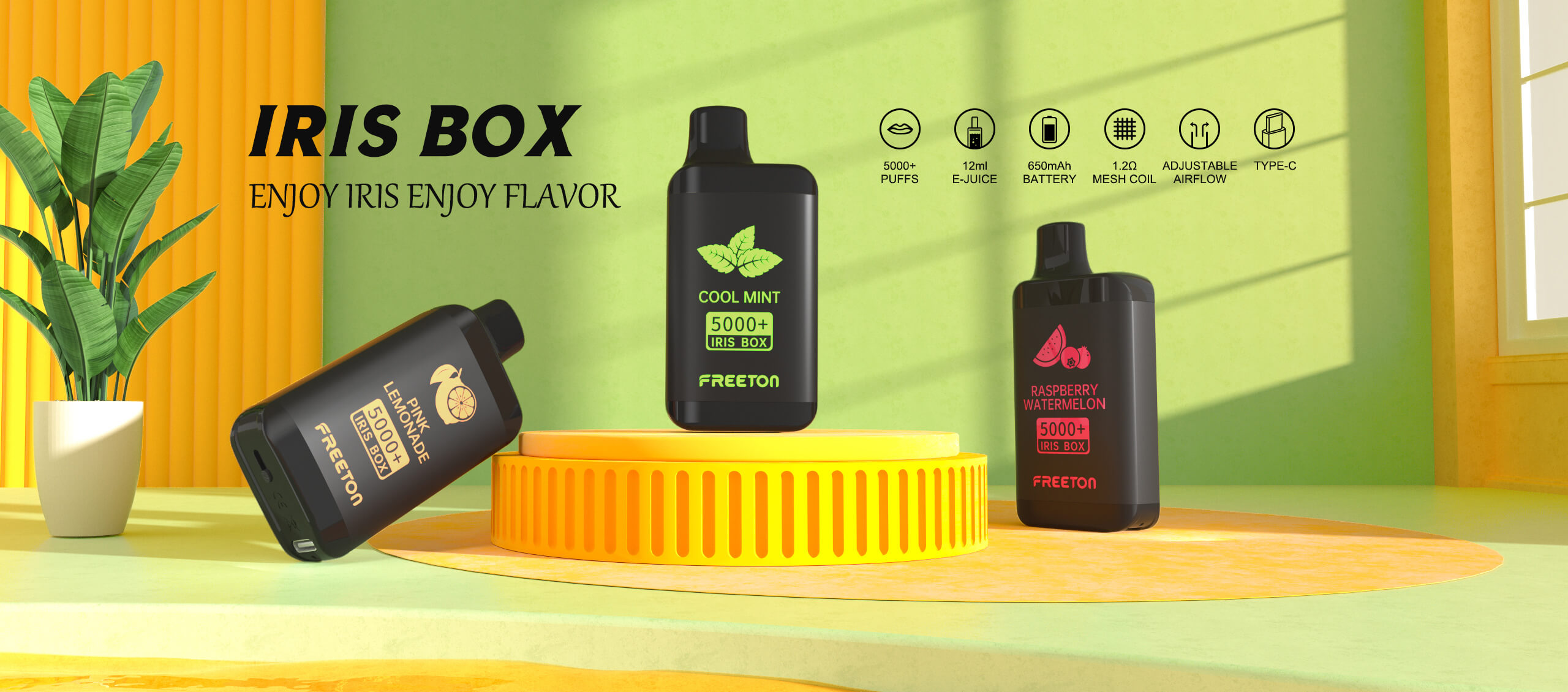 IRIS BOX | Freeton-Premium Disposable E-cigarette Brand
