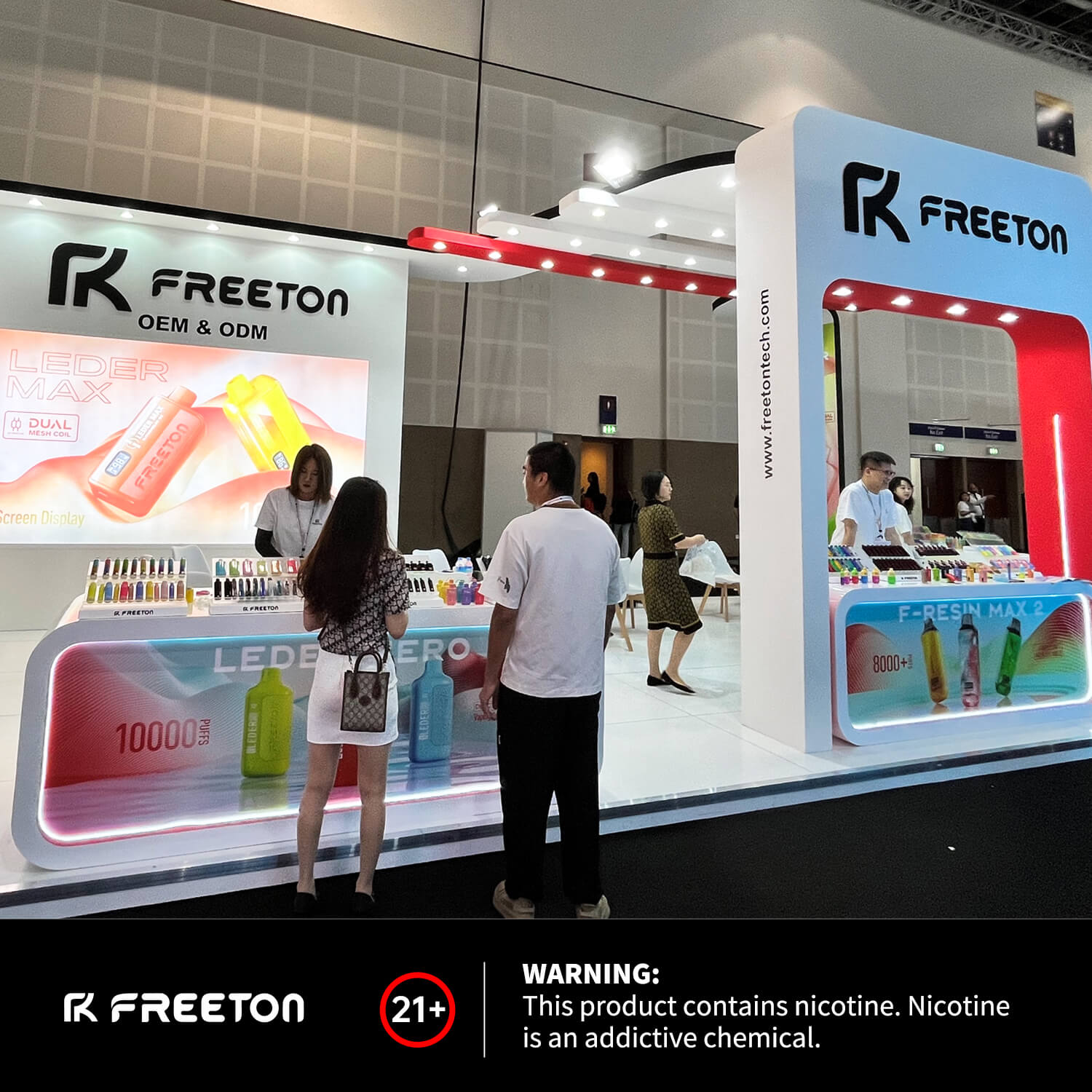 Freeton at World Vape Show Dubai 2023 | Freeton-Premium Disposable E ...
