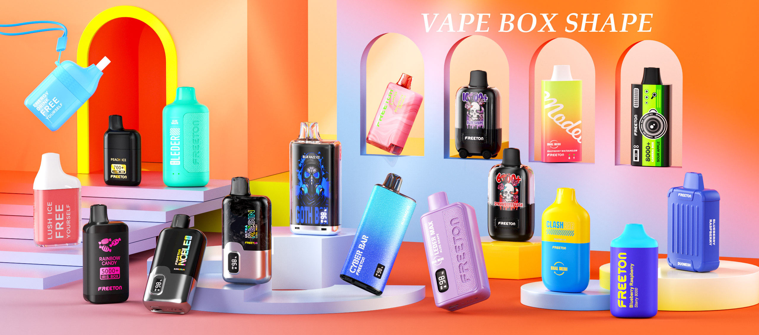 Vape Box Shape | Freeton-Premium Disposable E-cigarette Brand