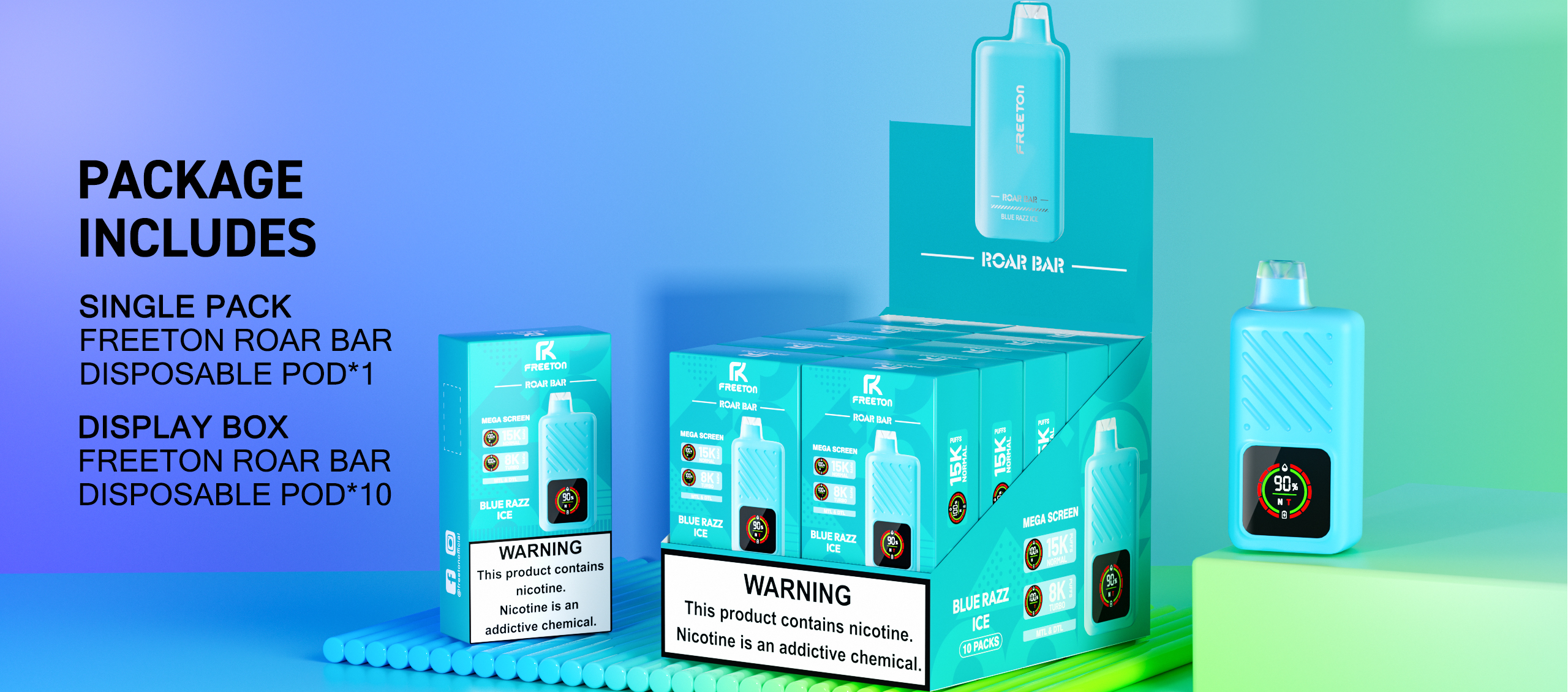 ROAR BAR | Freeton-Premium Disposable E-cigarette Brand