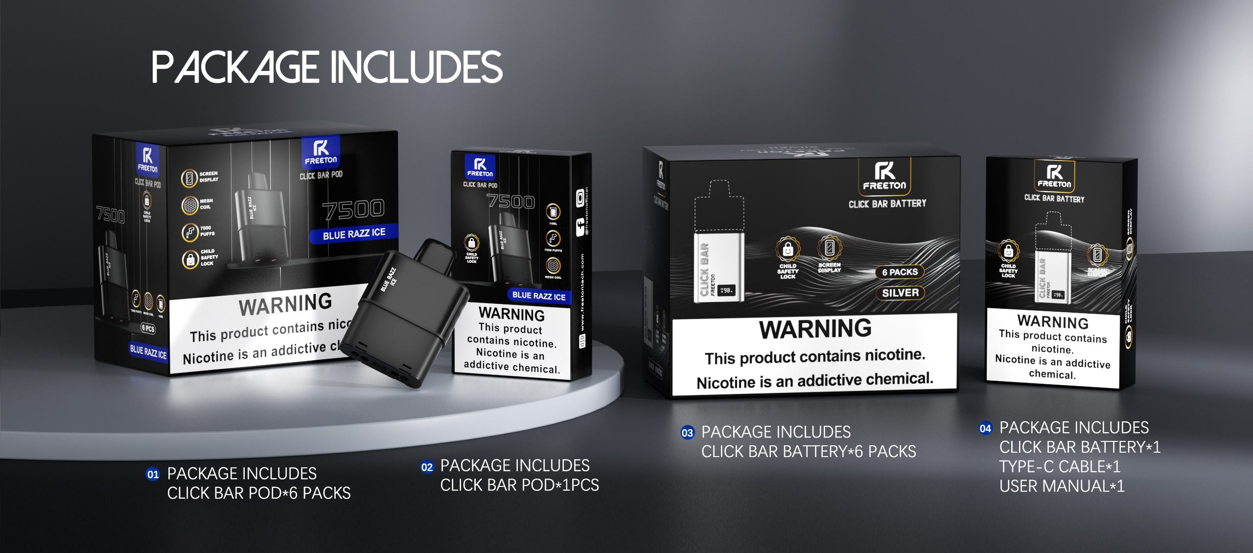 CLICK BAR | Freeton-Premium Disposable E-cigarette Brand